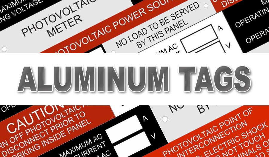 ALUMINUM TAGS
